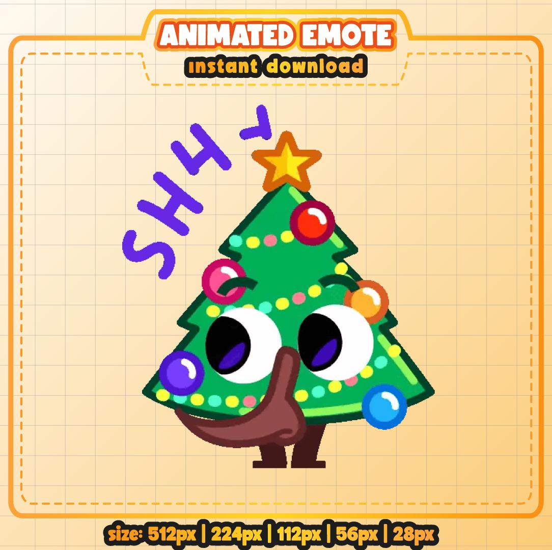 8x Animated Christmas Tree Emote Pack | Funny Holiday Reactions for ...