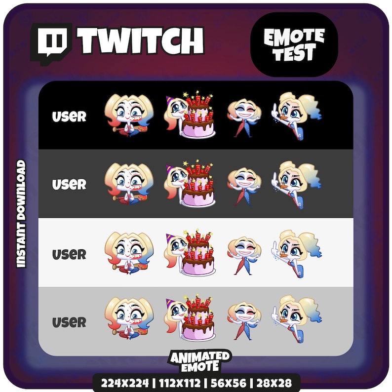 Emotes de Twitch / Pack de Emotes Animados / Pack de Emotes Animados ...