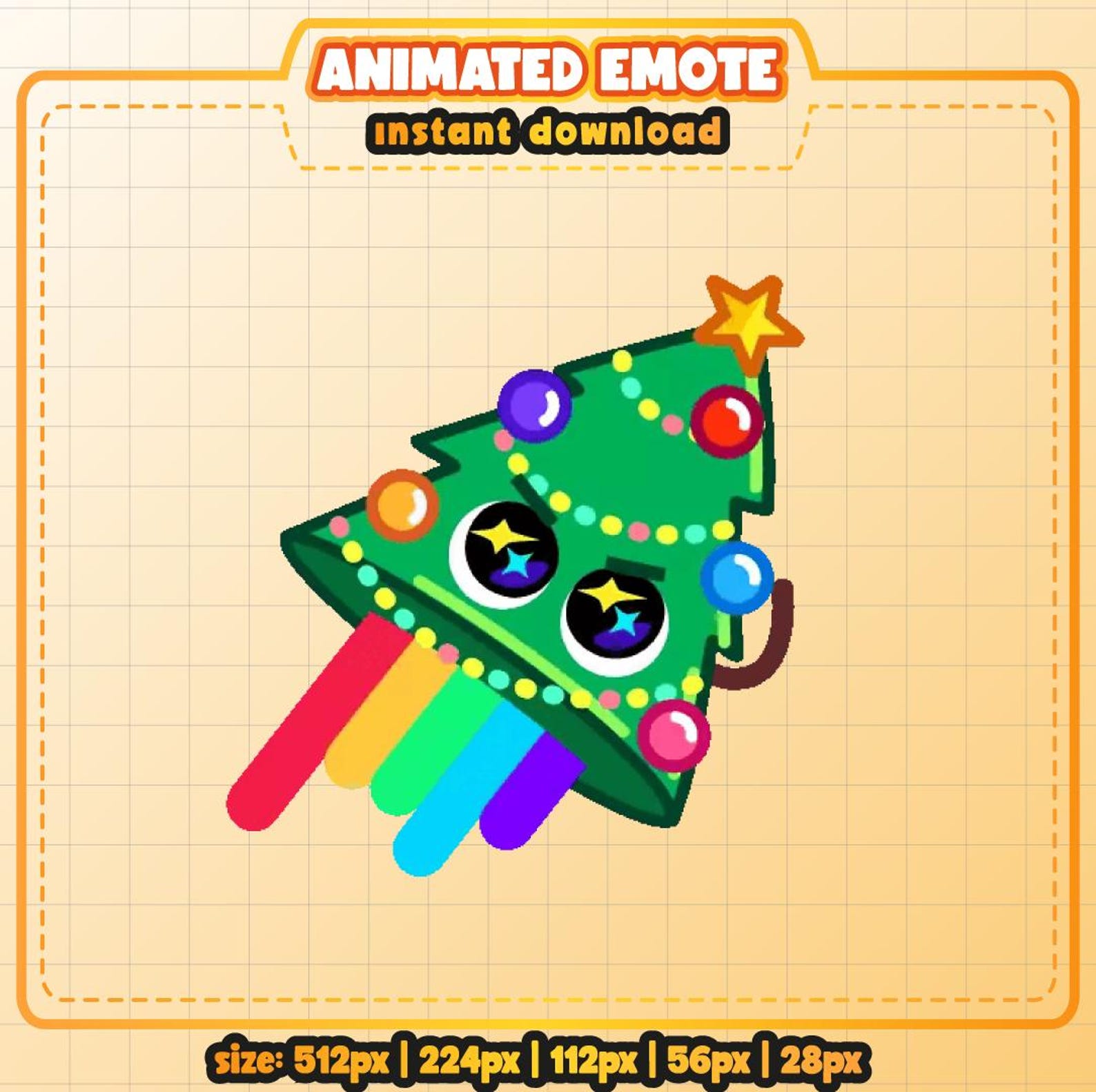 8x Animated Christmas Tree Emote Pack | Funny Holiday Reactions for ...