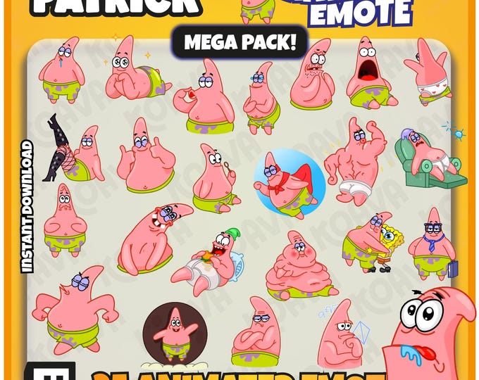 Twitch Emote - Spongebob Fish Meme - Spongebob Fish Emote - Etsy Canada