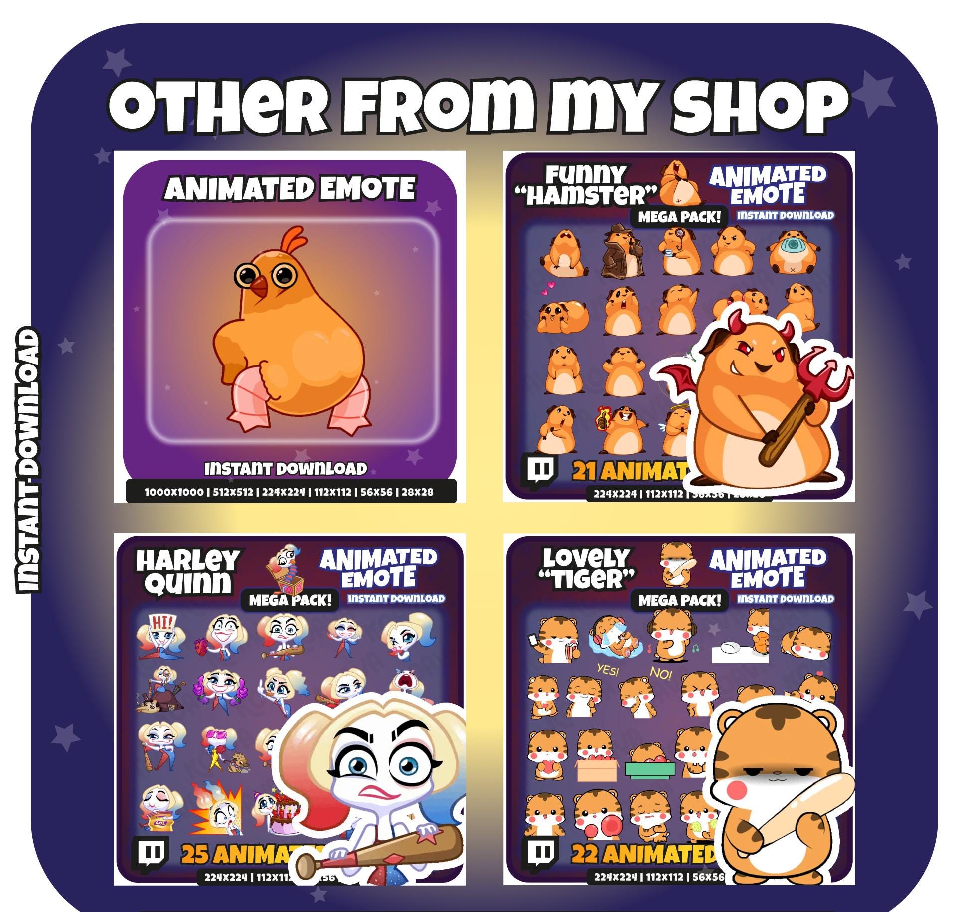 Animated Bee Twitch Emote | Funny Streamer Emote (instant Download) - Etsy