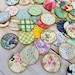 Paper Journal Buttons: Mixed Media Art Embellishments, 20-pack - Etsy