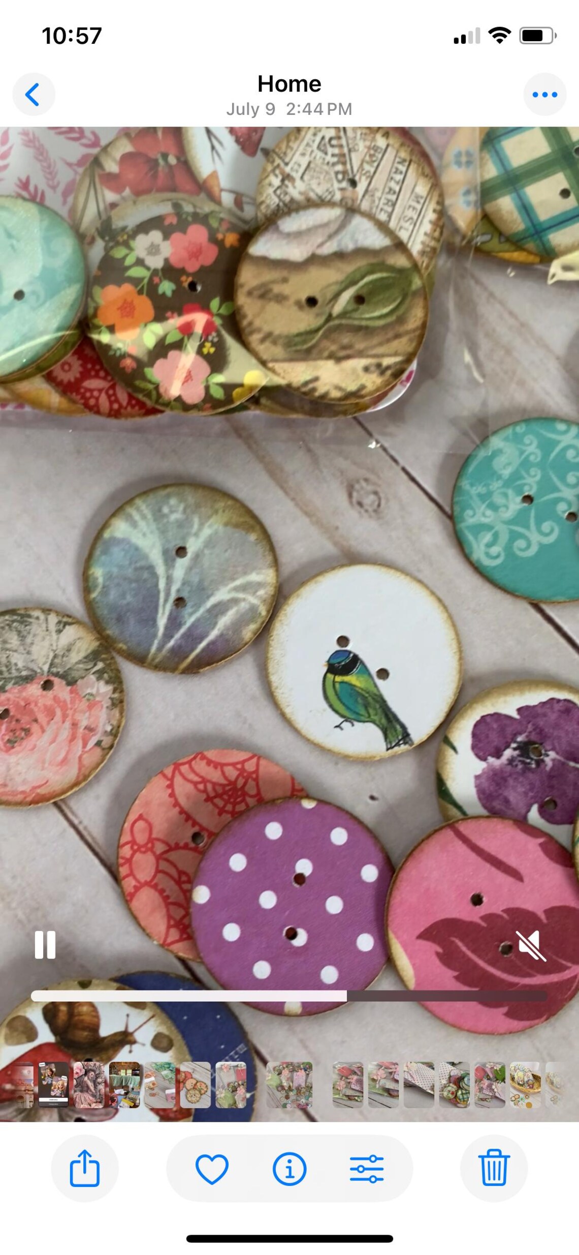 Paper Journal Buttons: Mixed Media Art Embellishments, 20-pack - Etsy