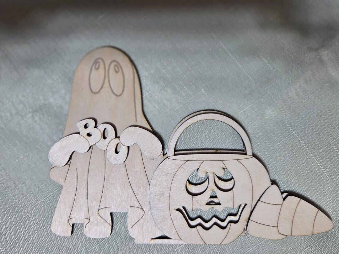 DIY Halloween Lantern Insert Paint Kit | Ghost, Pumpkin & Candy Corn ...