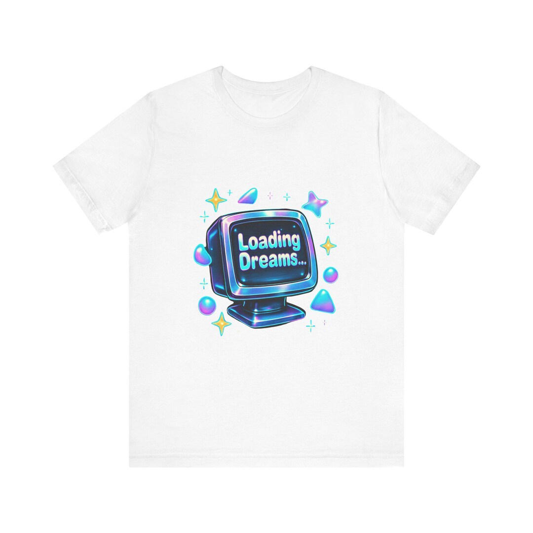 Loading Dreams Retro Computer Tee | Graphic T-shirt - Etsy
