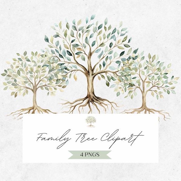 Family Tree Clipart - Etsy