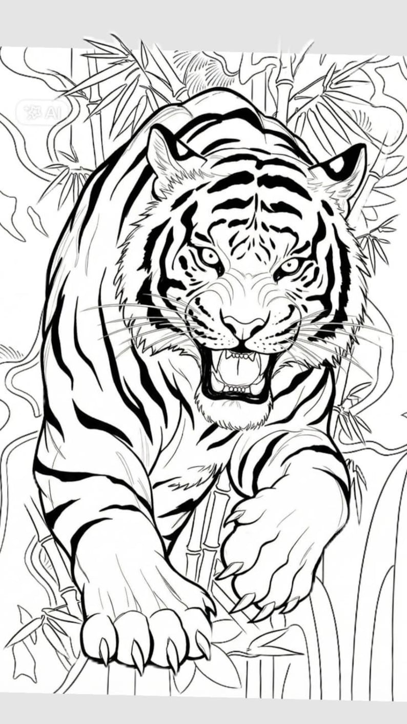 Printable Animal Coloring Book, 60 Unique Pages, Jungle Farm Animals ...