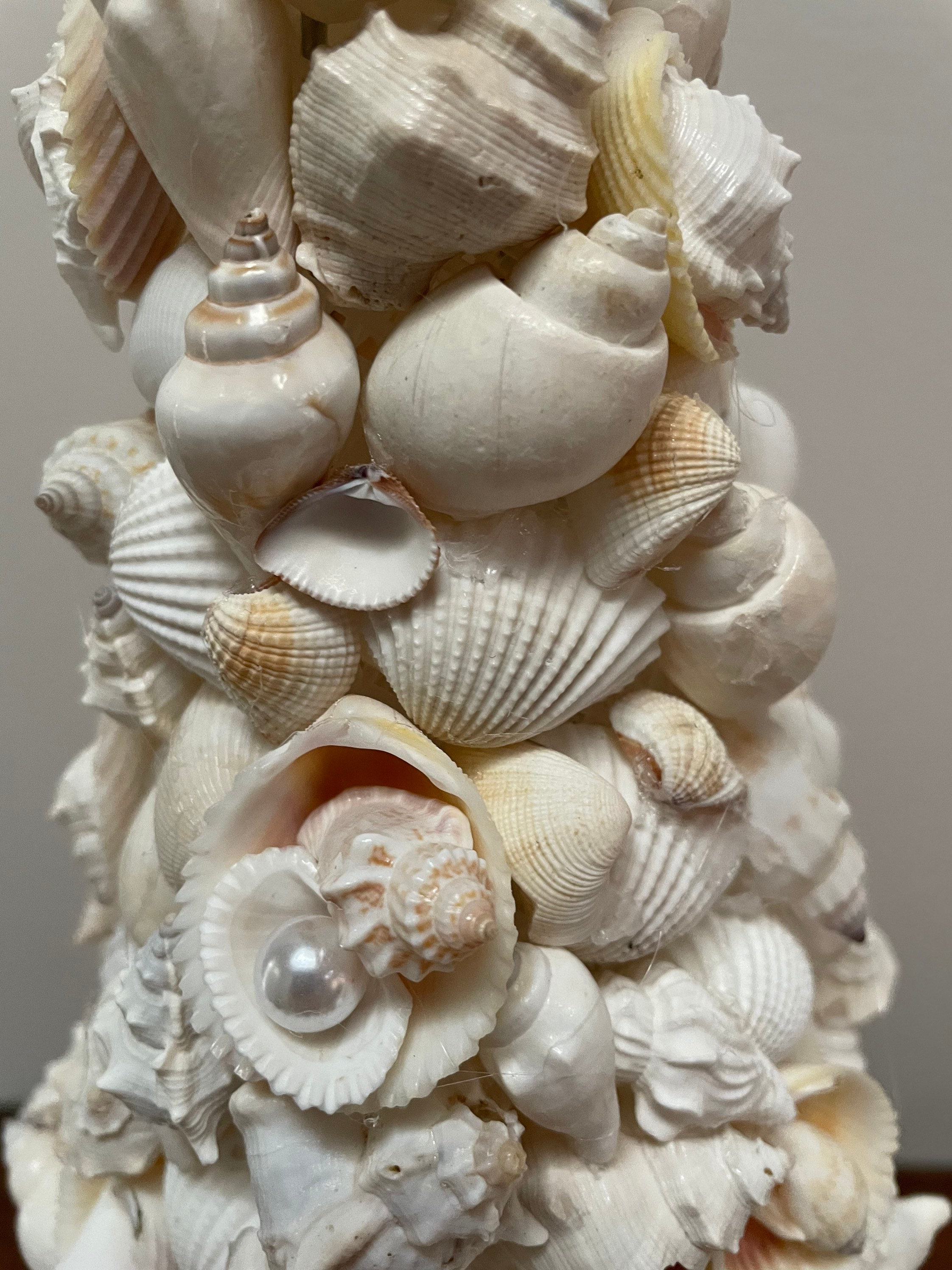 Sea Shell Tree,,cottage Beach Decor,lighted..xmas Tree,coastal Decor ...