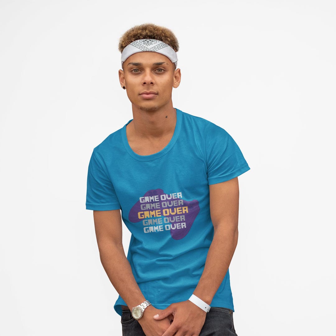 Kids Game Over Tee, Fun Gaming T-shirt, Perfect Gift for Gamers, Casual ...