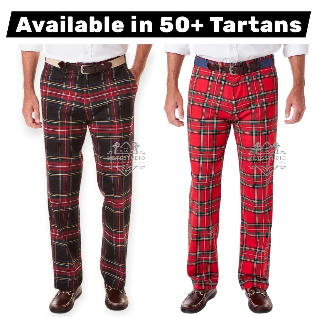 Scottish Tartan Pant for Men Custom Tartan Trouser Highland Vintage ...