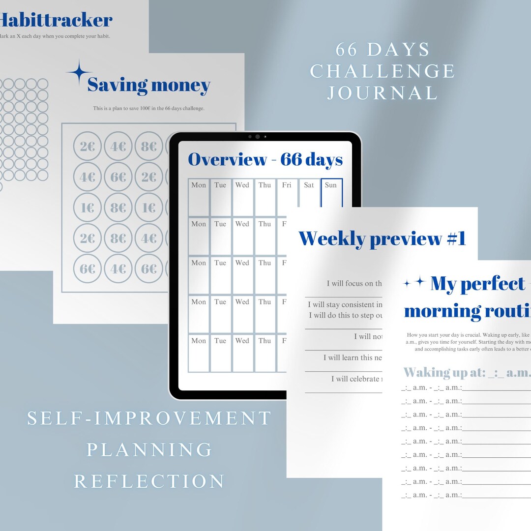 66-day Challenge Journal – A New Era of Me | Personal Growth & Self ...