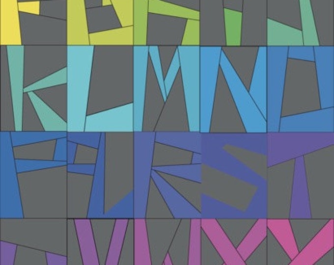 Wonky Alphabet PDF - Etsy