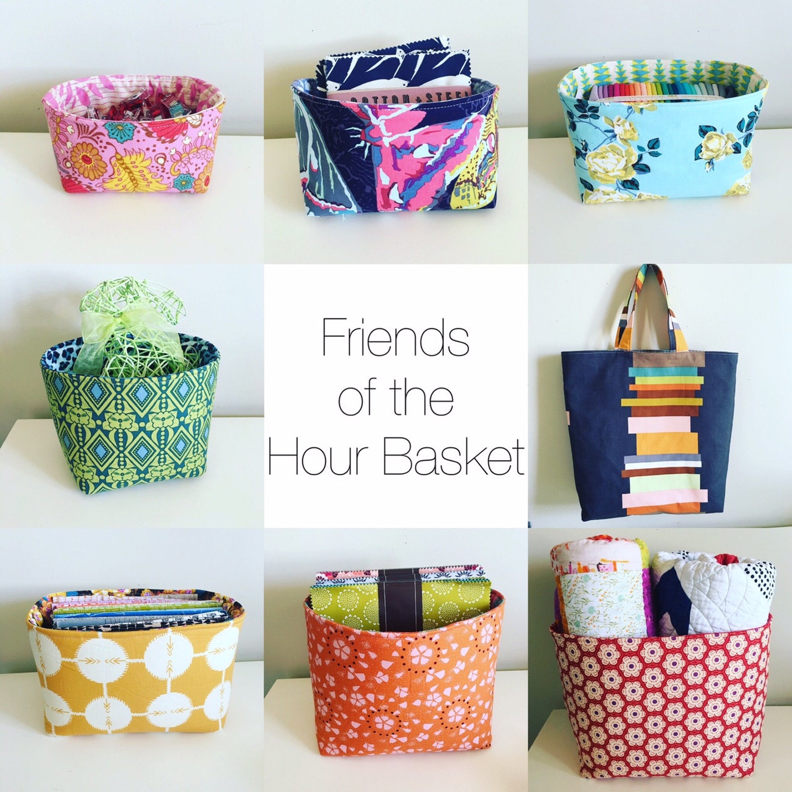 Friends of the Hour Basket Pattern - Etsy
