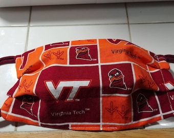 Virginia Tech Mask - Etsy