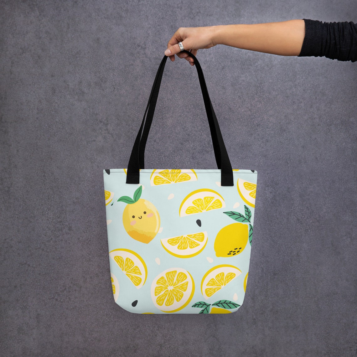 Lemons Cute Kawaii Tote Bag, Handbag, for Women, Teens, Girls Lemonade ...