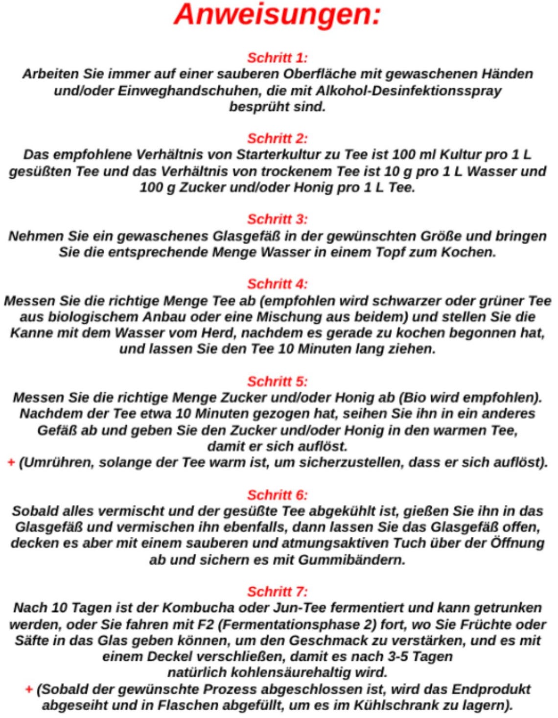Kombucha / Jun SCOBY Hybrid Mother Culture Starter Culture ...