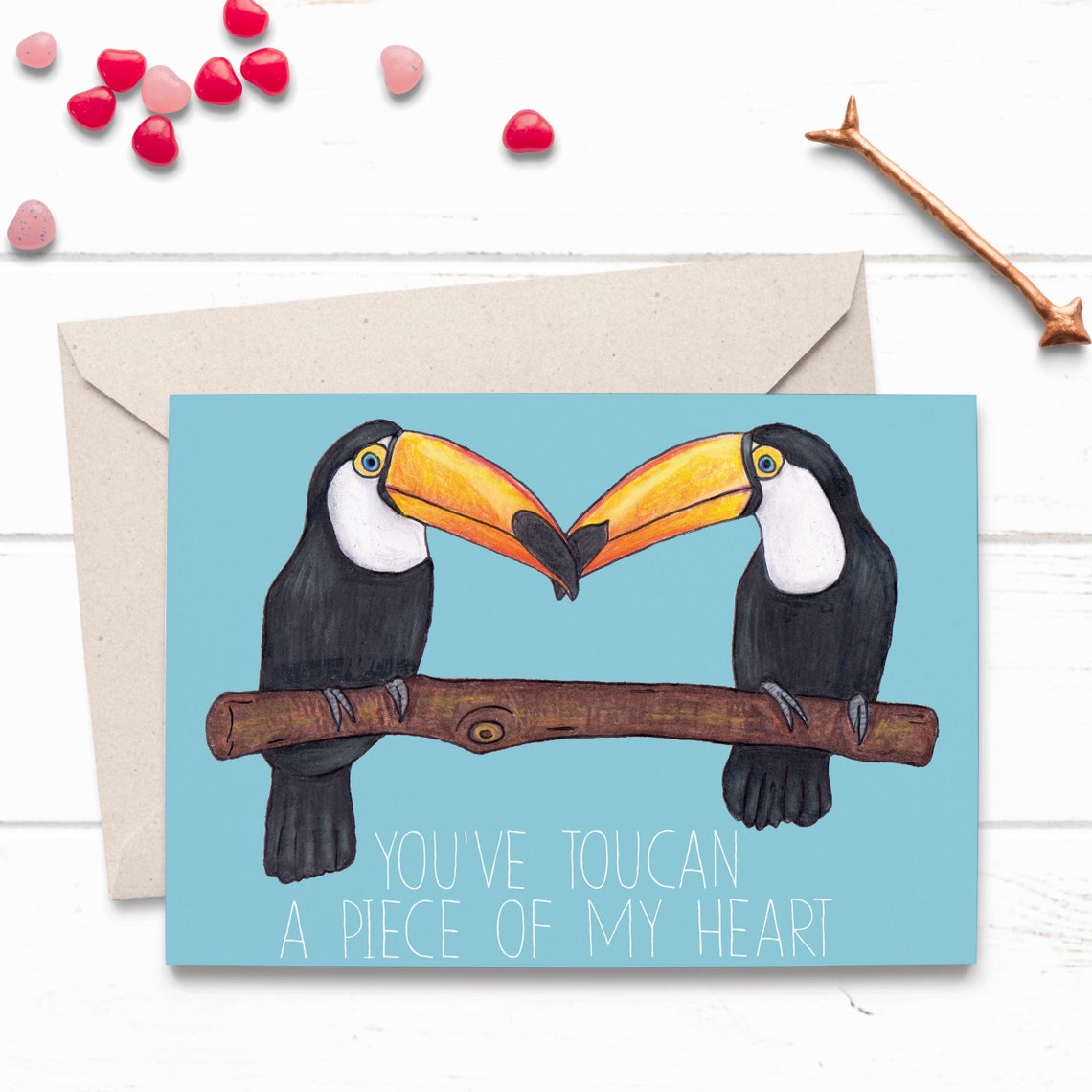 Toucan Love Card - Etsy