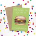 Burger Me Funny Congratulations Card - Etsy