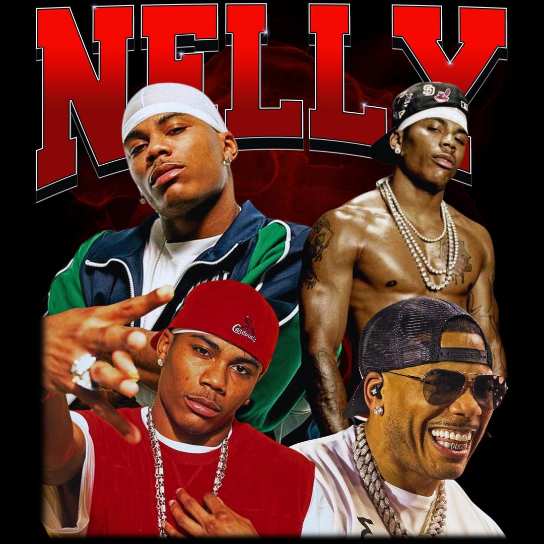NELLY T Shirt Design. PNG Digital 4500x5100 Px. Nellyville Rap Hiphop ...