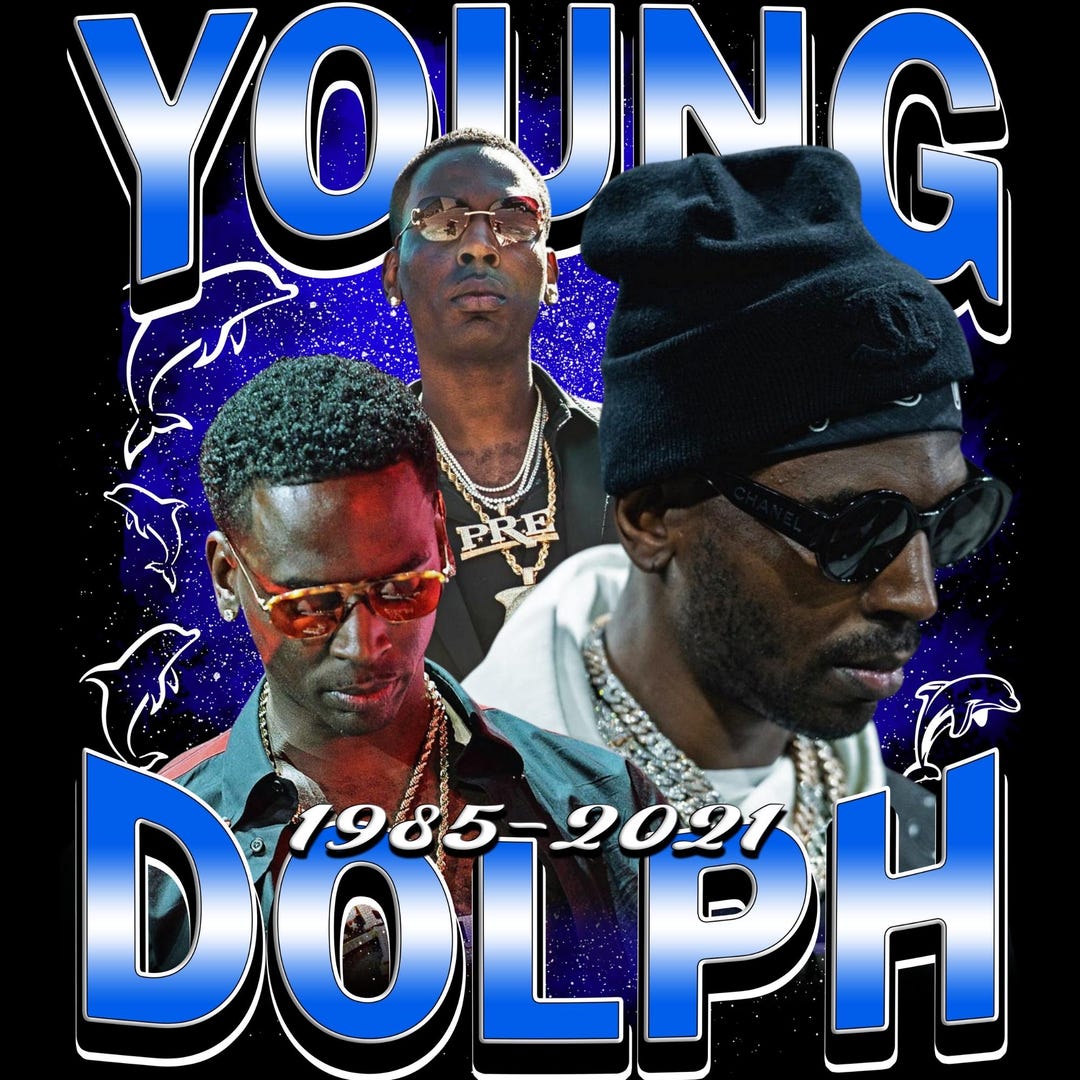 YOUNG DOLPH T Shirt Design. PNG Digital 4500x5100 Px. Rapper, Hiphop ...