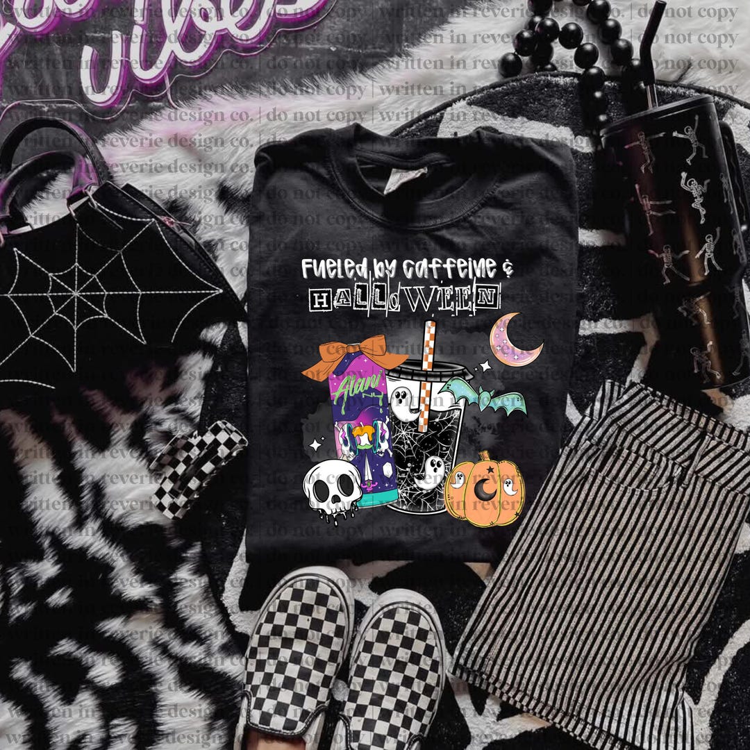 Witches Brew Iced Coffee PNG: Halloween Caffeine Design (digital ...