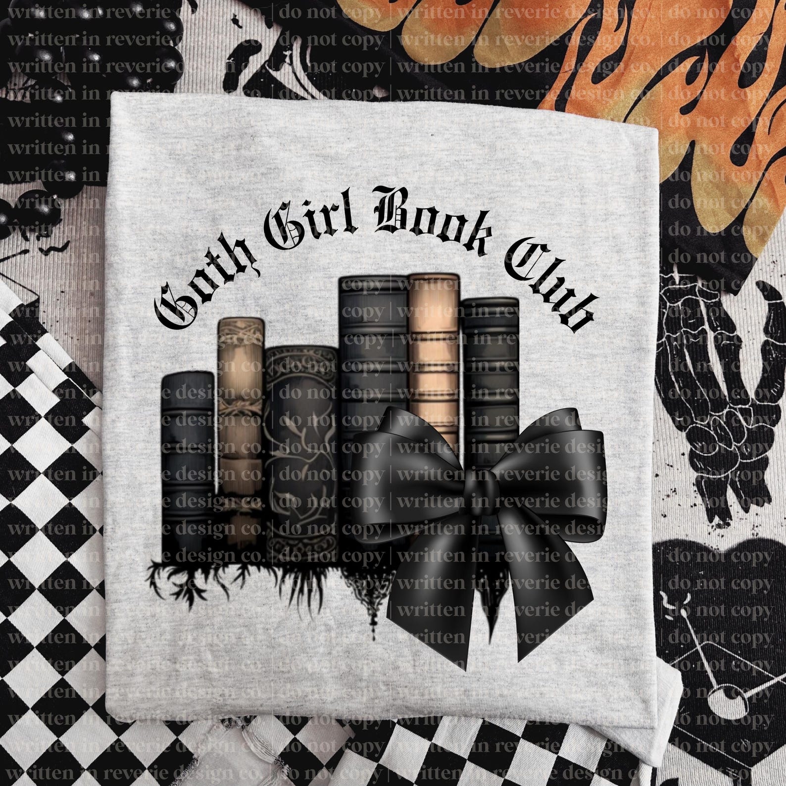 Goth Girl Book Club (black or White Text Options!) PNG - Etsy