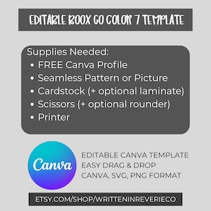Boox Go Color 7 Template | Digital Download | Canva Template - Etsy