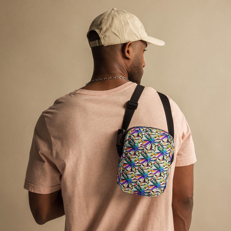 Glitchcore Botanical Crossbody Bag – Cyber Bloomcore Alt Fashion ...