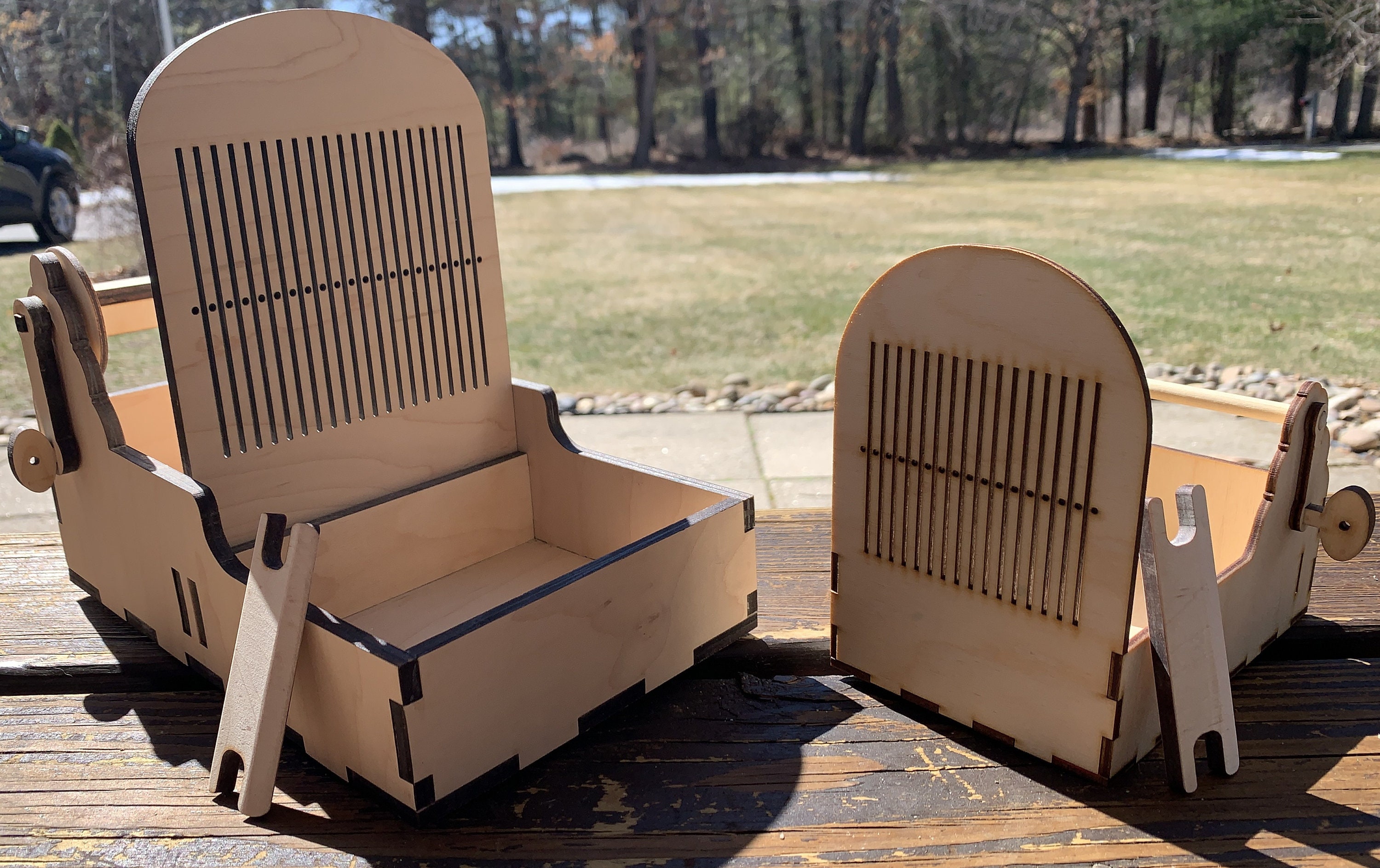 DIY MINI 18th Century Style Tape Loom - Wood Laser Cut - DIY - Etsy