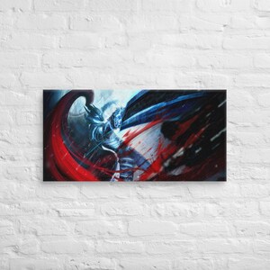 Canvas Shadow Igris Fanart (solo Leveling) - Etsy