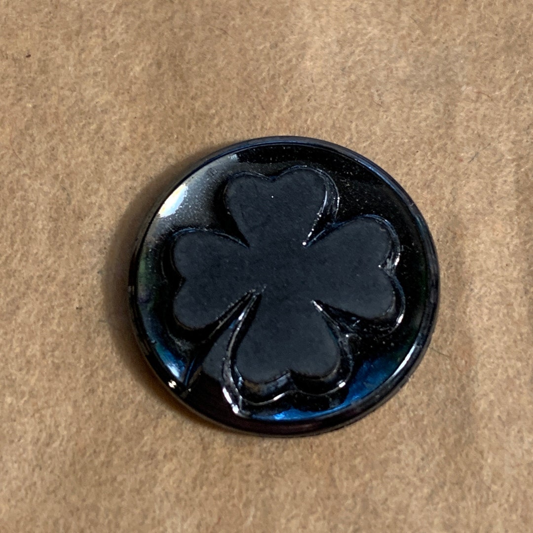 18mm Round Glass 4-leaf Clover Cab - Etsy