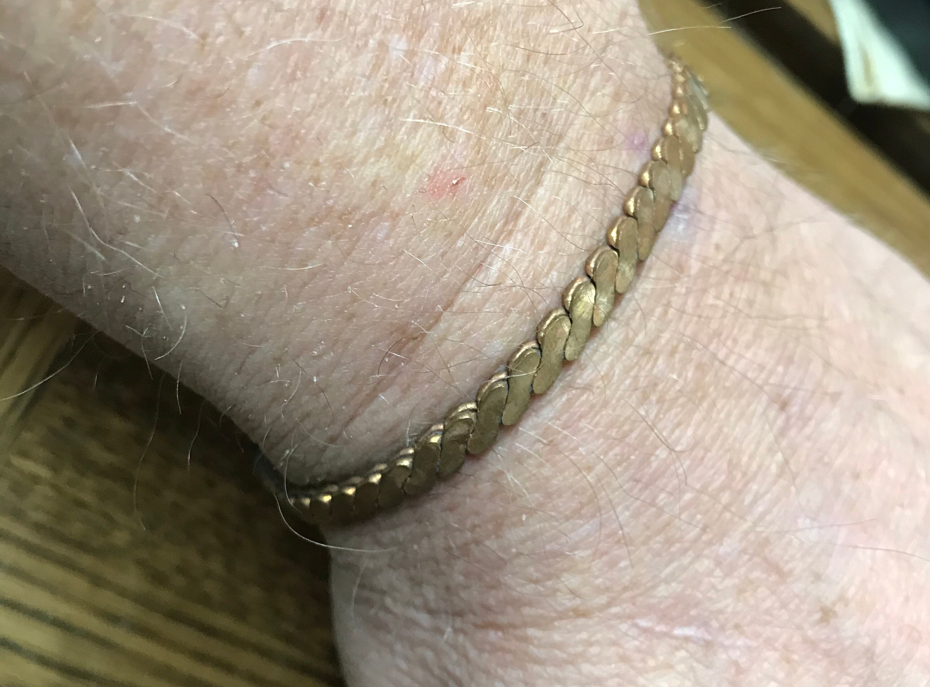 8" Funky, Vintage Raw Brass Chain; Bracelet/anklet VBM152 - Etsy