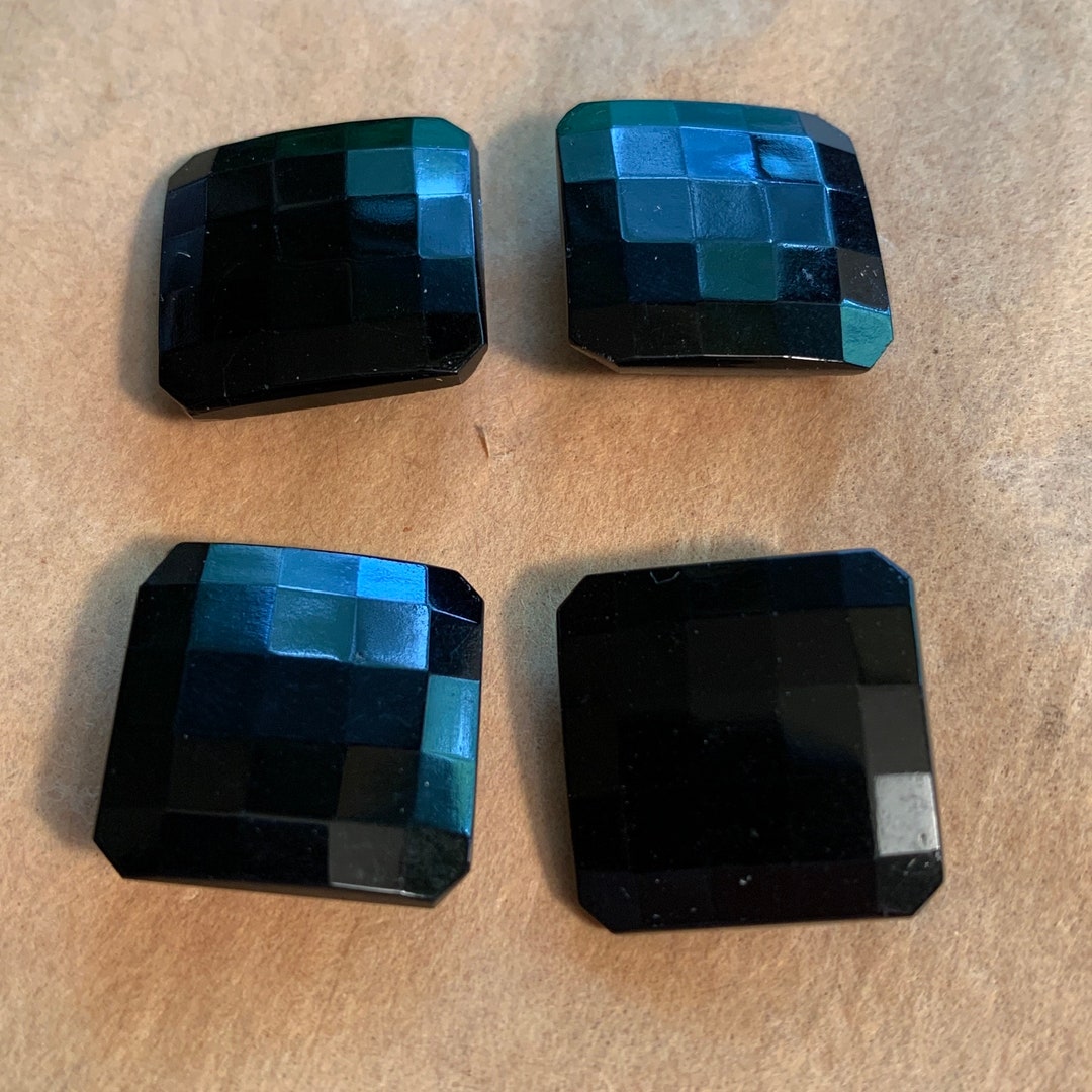 Vintage Jet Buttons - Etsy