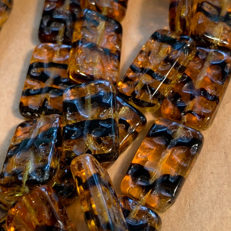 Tortoise Glass Beads - Etsy