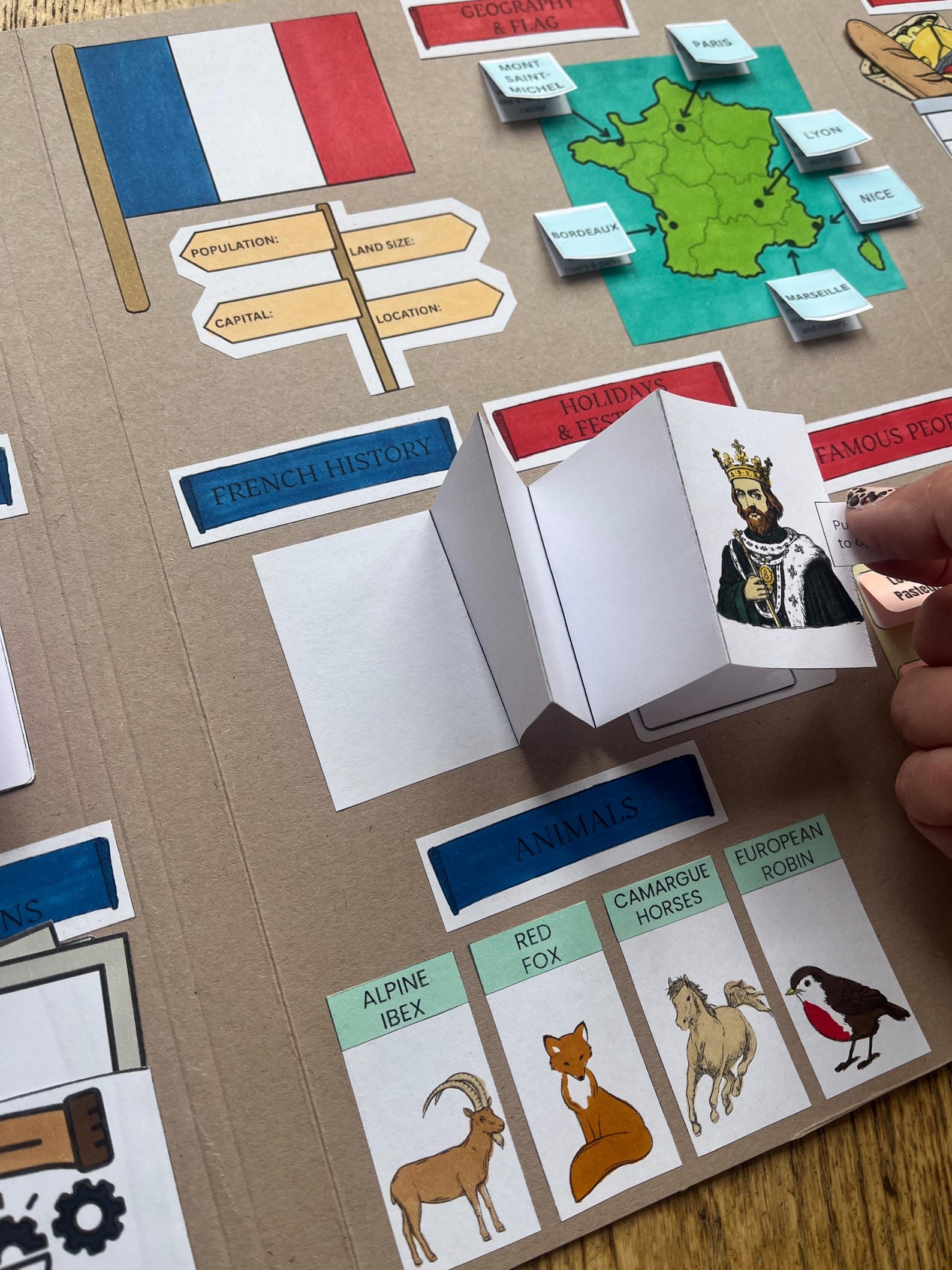 France Study Lapbook Download | Printable | Creative Activity ...