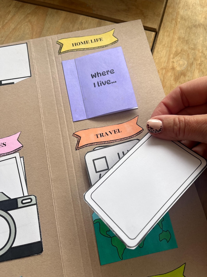 All About Me Lapbook Download | Printable | Creative Activity | Home ...
