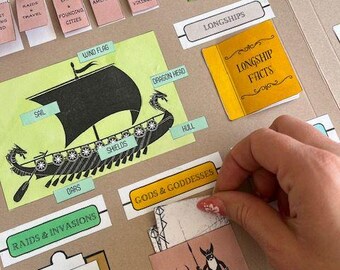 The Vikings Study Lapbook Download | Printable | Creative Activity ...