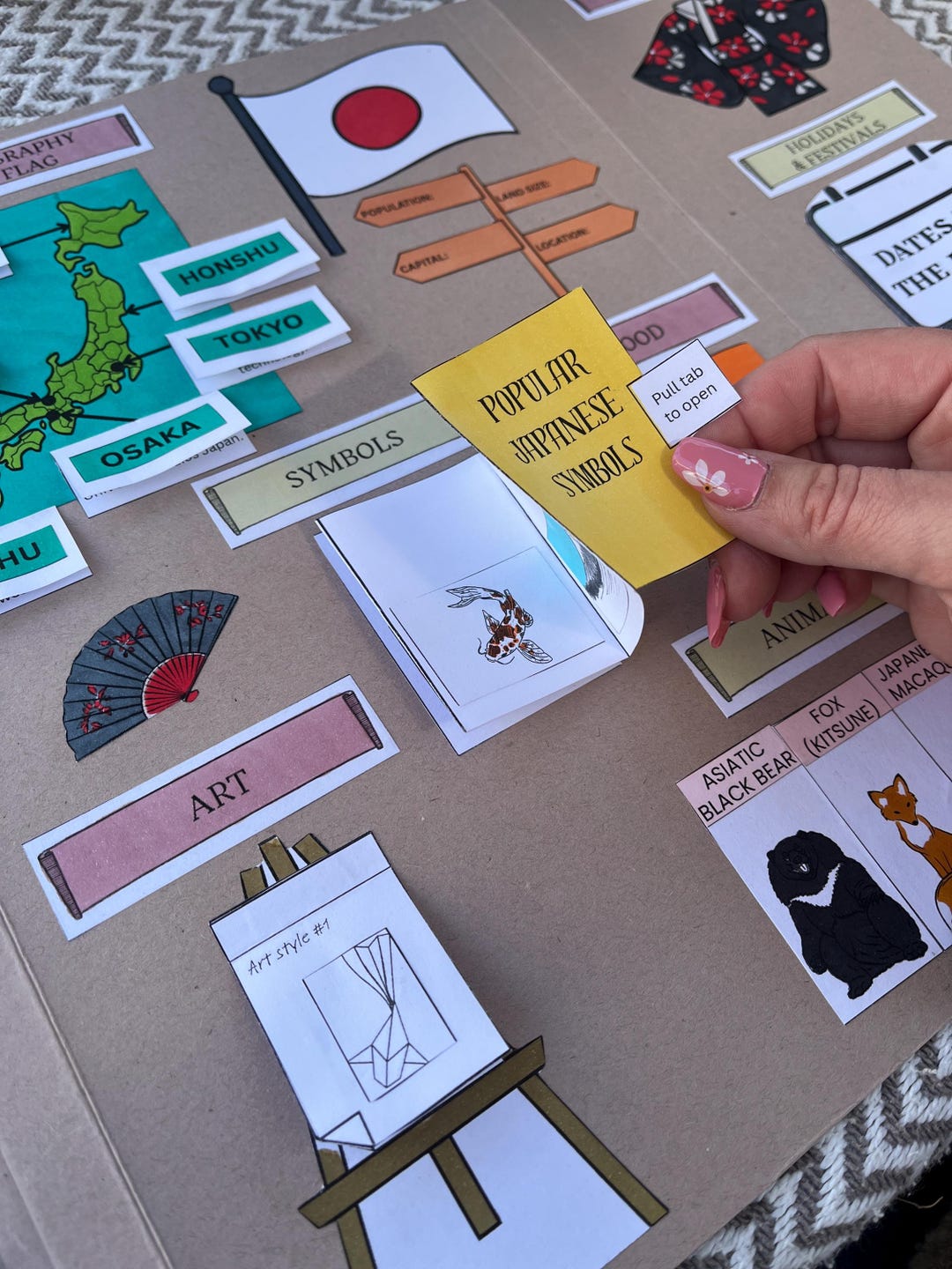 Japan Study Lapbook Download | Printable | Creative Activity ...