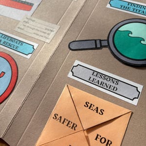The Titanic Unit Study Lapbook Download | Printable | History Activity ...