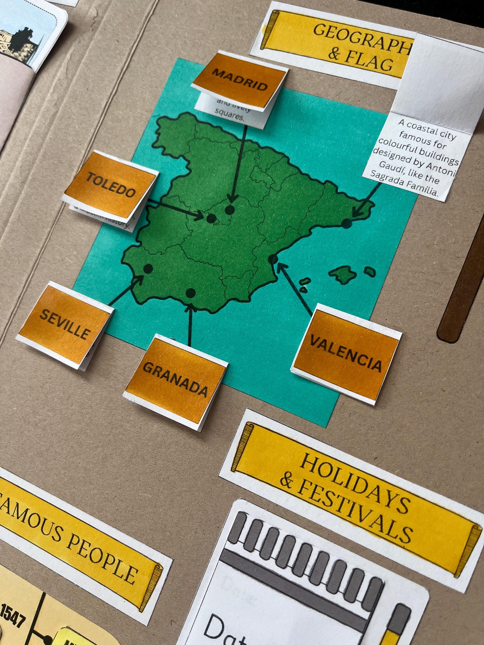 Spain Study Lapbook Download | Printable | Creative Activity ...