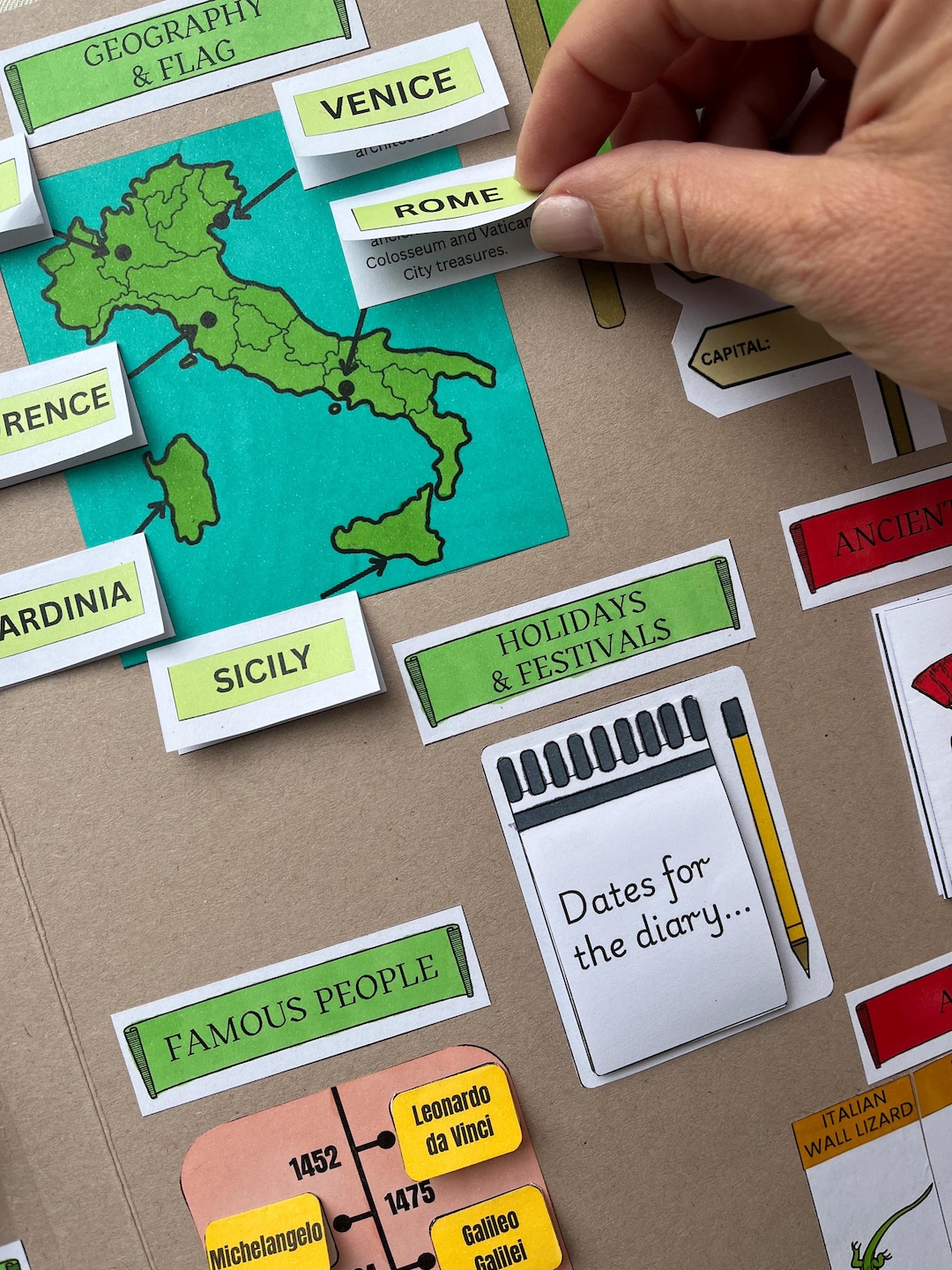 Italy Study Lapbook Download | Printable | Creative Activity ...