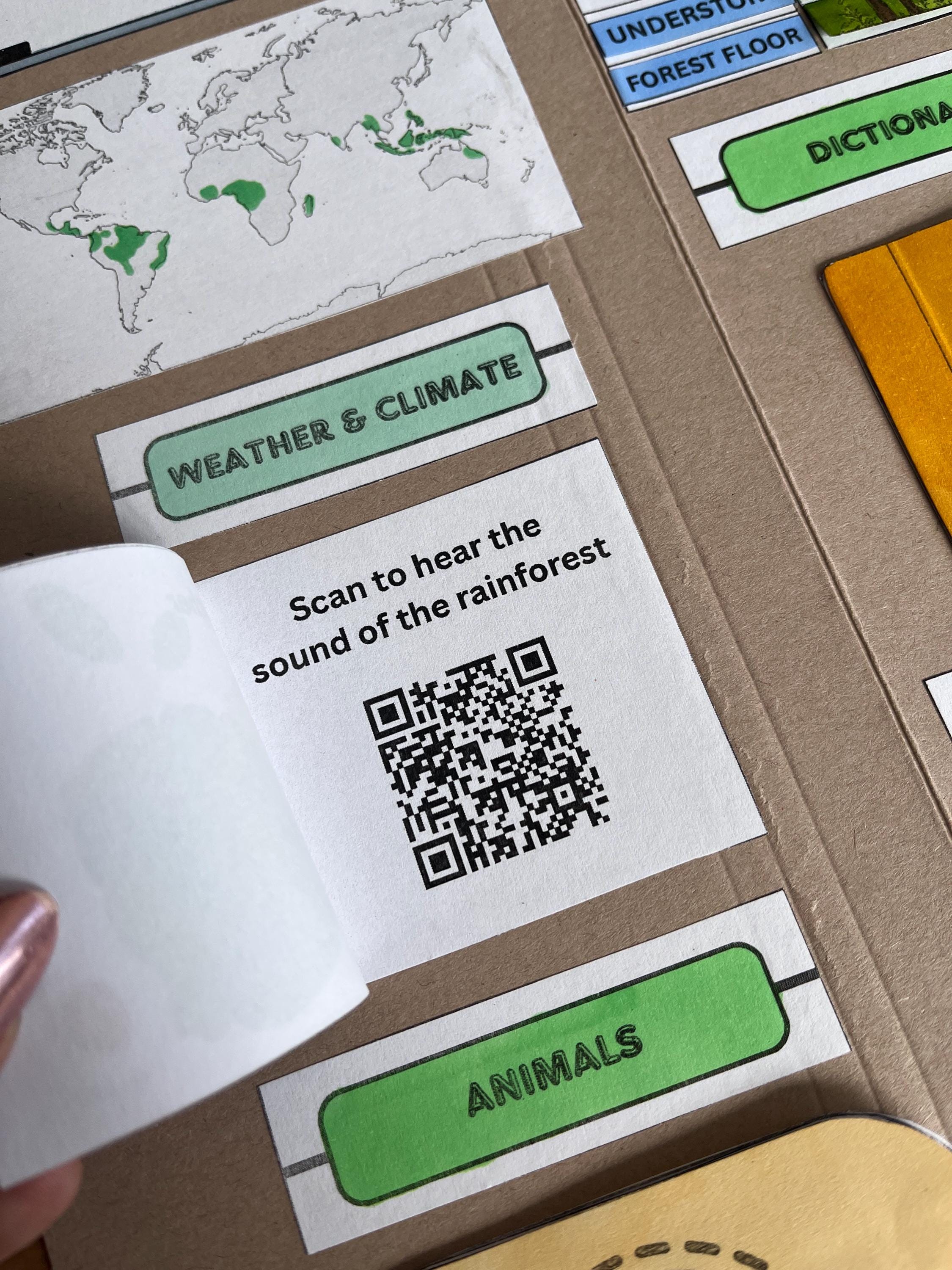 Tropical Rainforests Study Lapbook Download | Interactive | Printable ...