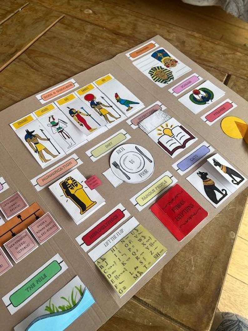 Ancient Egypt Study Lapbook Download | Printable | Creative Activity ...