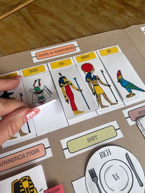 Ancient Egypt Study Lapbook Download | Printable | Creative Activity ...