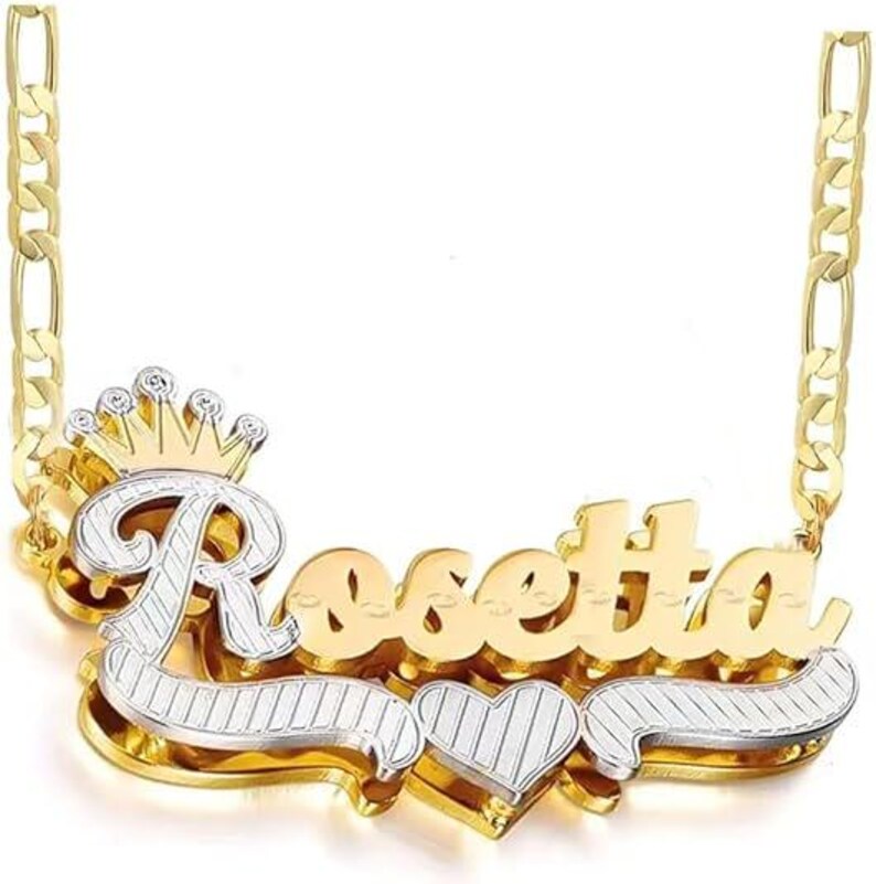 Handmade Customized Name Locket Gold Plated & White Gold Plated - Etsy