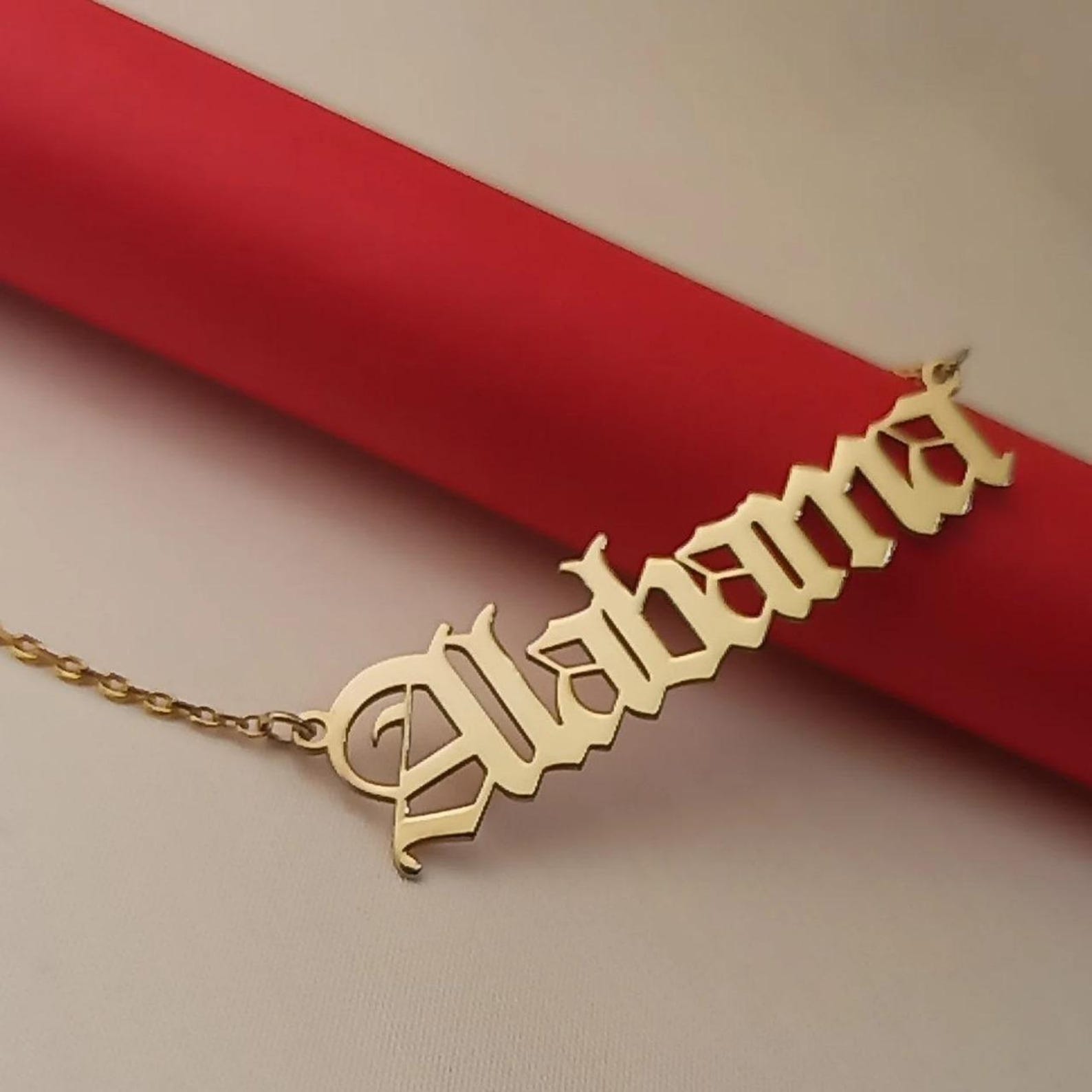 Handmade Customized Name Locket Gold Plated & White Gold Plated - Etsy