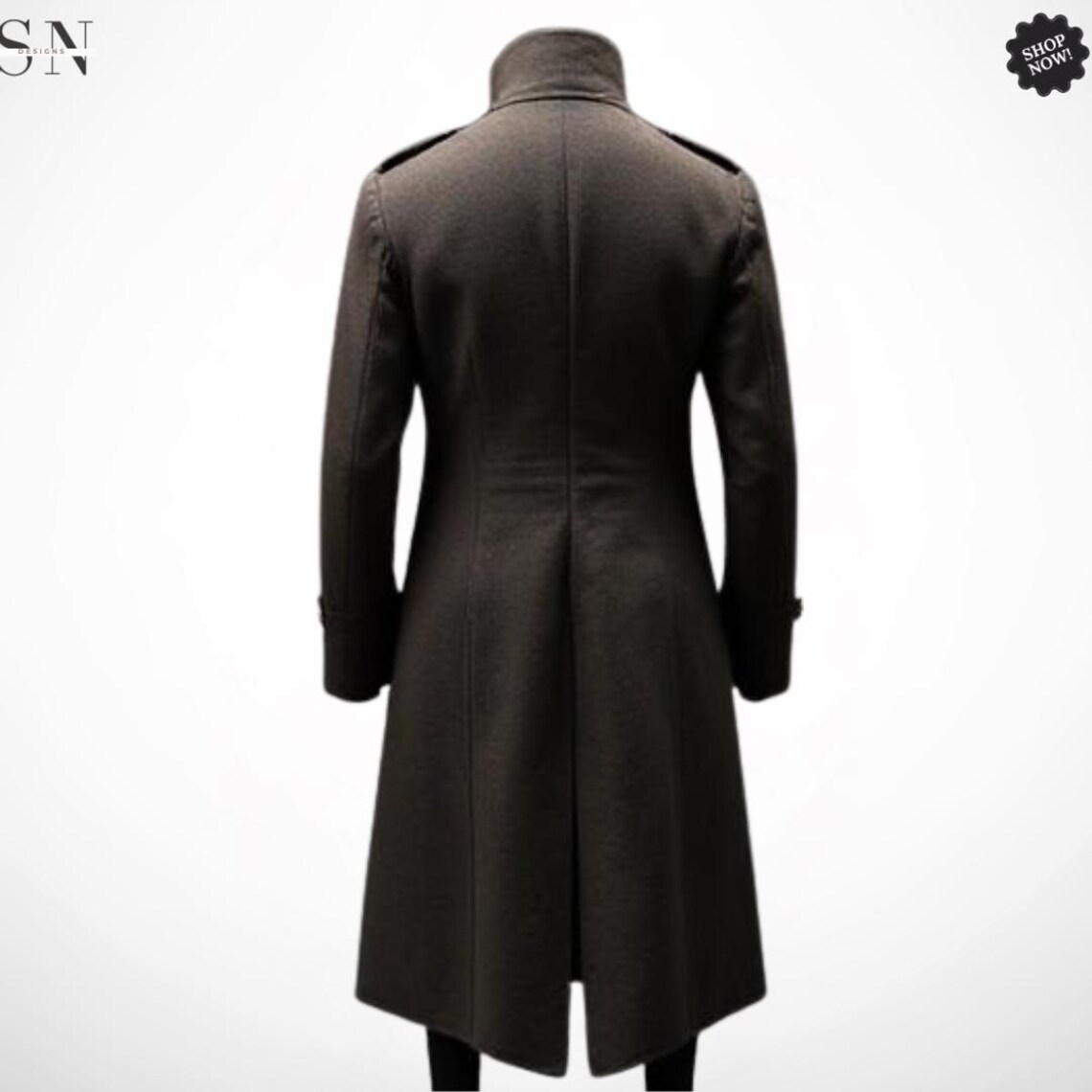 Handmade Wool Regency Military Coat: Steampunk Winter Overcoat - Etsy