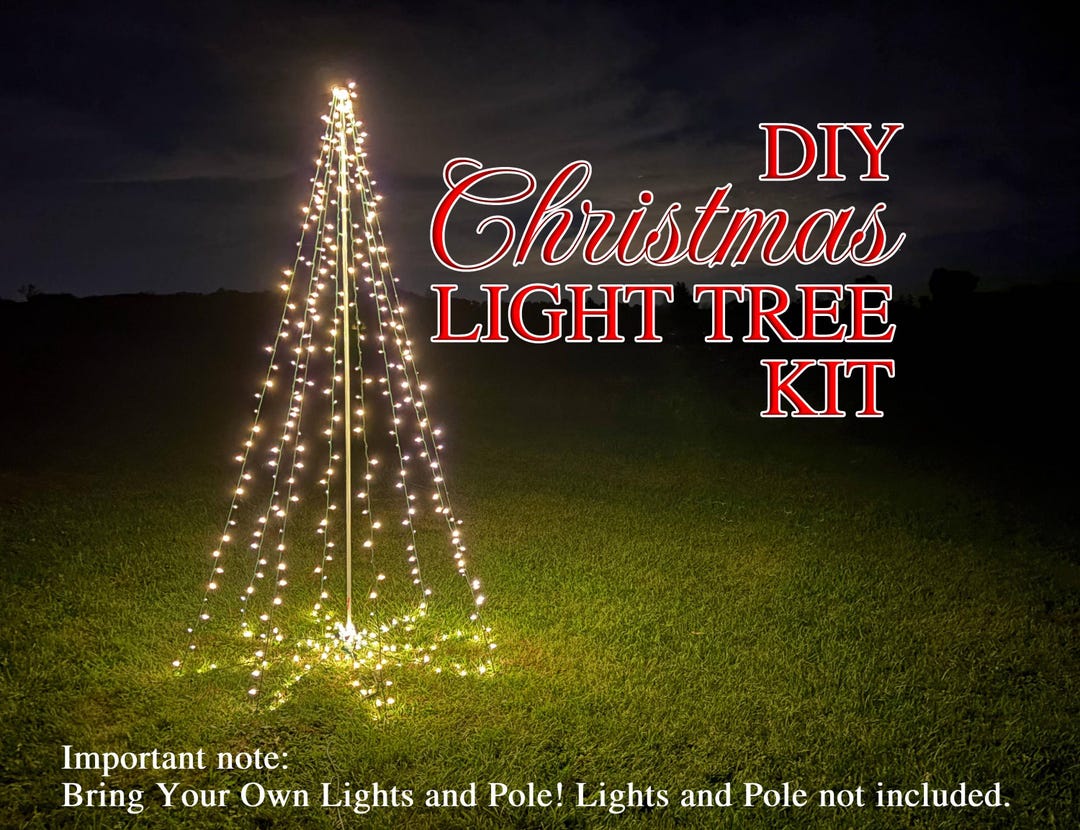 DIY Christmas Light Tree Kit - Etsy
