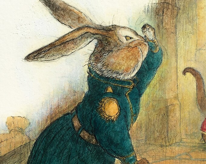 Basil Stag Hare in the Redwall Kitchens - Etsy