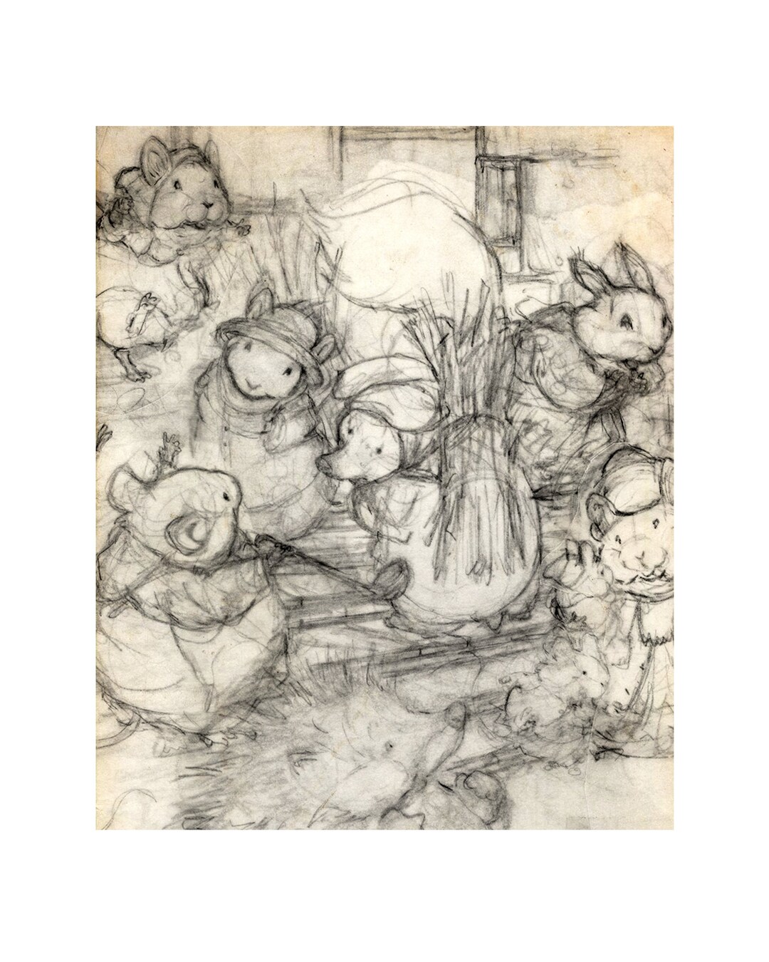 The Redwall Sketchbooks Print Series #4. Redwallers!, A Redwall Winter ...